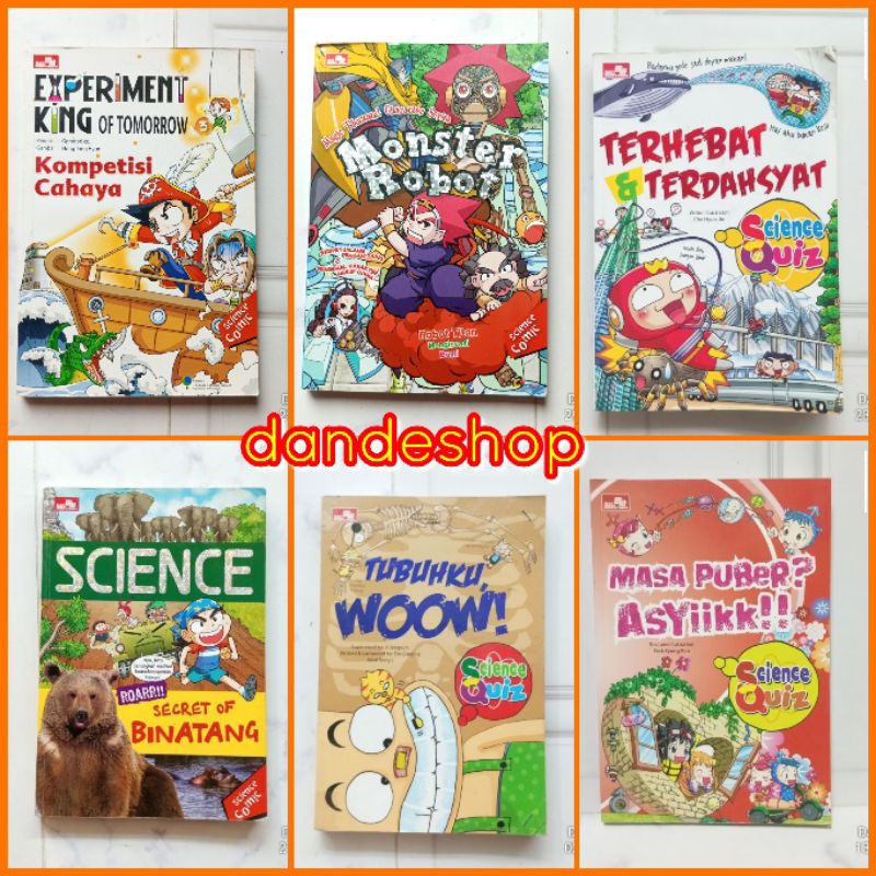 Jual Science Comic Educomic Komik Pendidikan WHY cowok - SCIENCE QUIZ ...