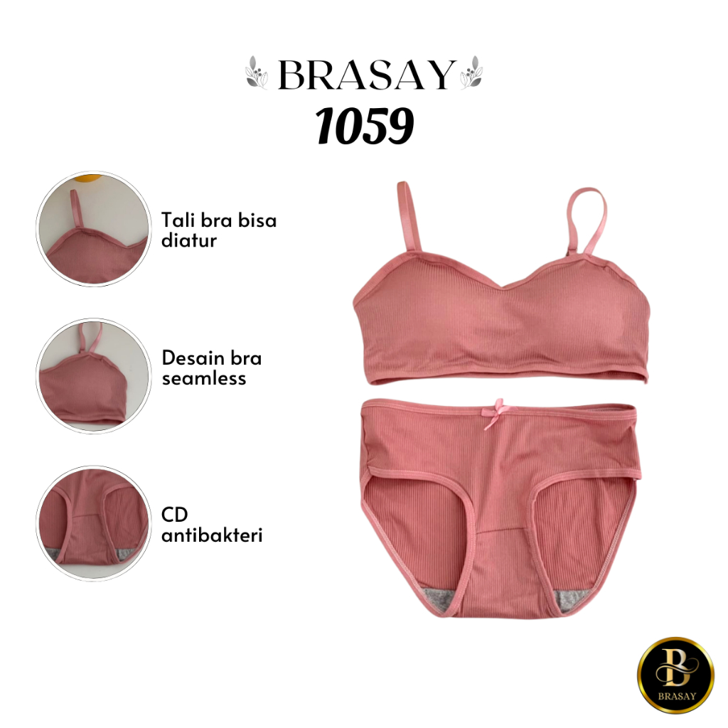 Jual Brasay Set Pakaian Dalam Wanita 1059 | Shopee Indonesia