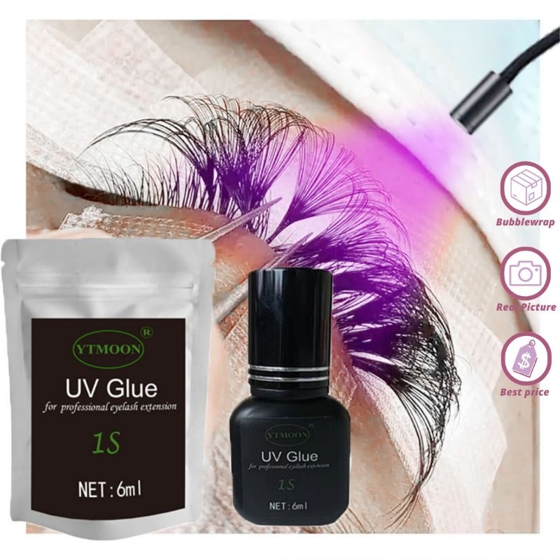 Jual LED LASH GLUE LEM EYELASH EXTENSION Kering 1-2 Detik | Shopee ...