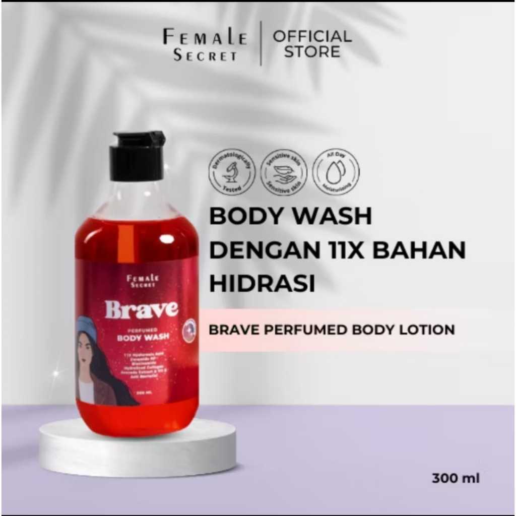 Jual Female Secret_Brave Perfumed Body Wash_300ml | Shopee Indonesia