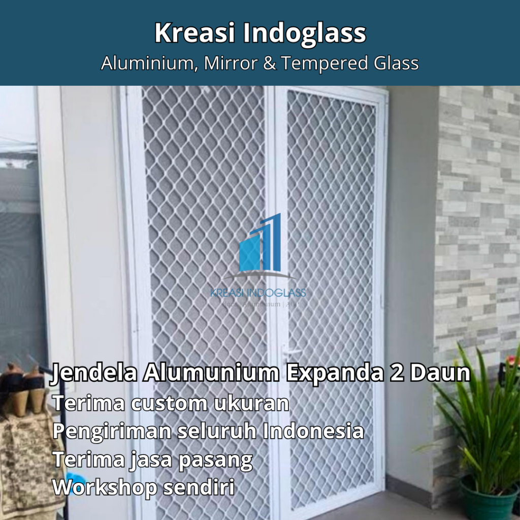 Jual Pintu Alumunium Expanda 1 dan 2 daun | Shopee Indonesia