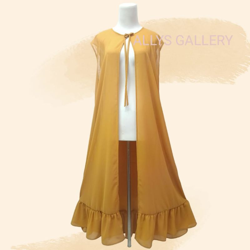 Jual Luaran gamis / luaran baju wanita rompi / cardigan panjang fashion ...