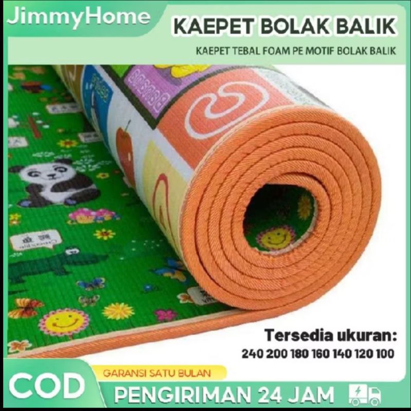 Jual playmate roll karpet tikar foam tebal 7-8mm | Shopee Indonesia