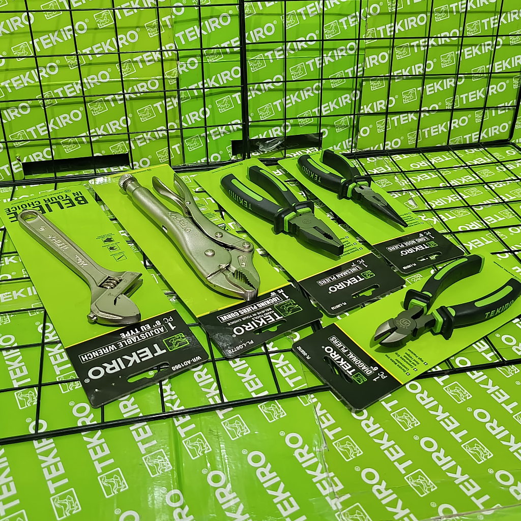 Jual TEKIRO Tools Set / Paket Lengkap 5Pcs / Kunci Inggris 8Inc/Tang ...