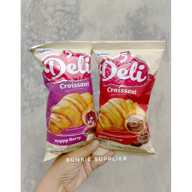 Jual Roti 5 days Deli Croissant Milky Choco 45gr (PCS) | Shopee Indonesia