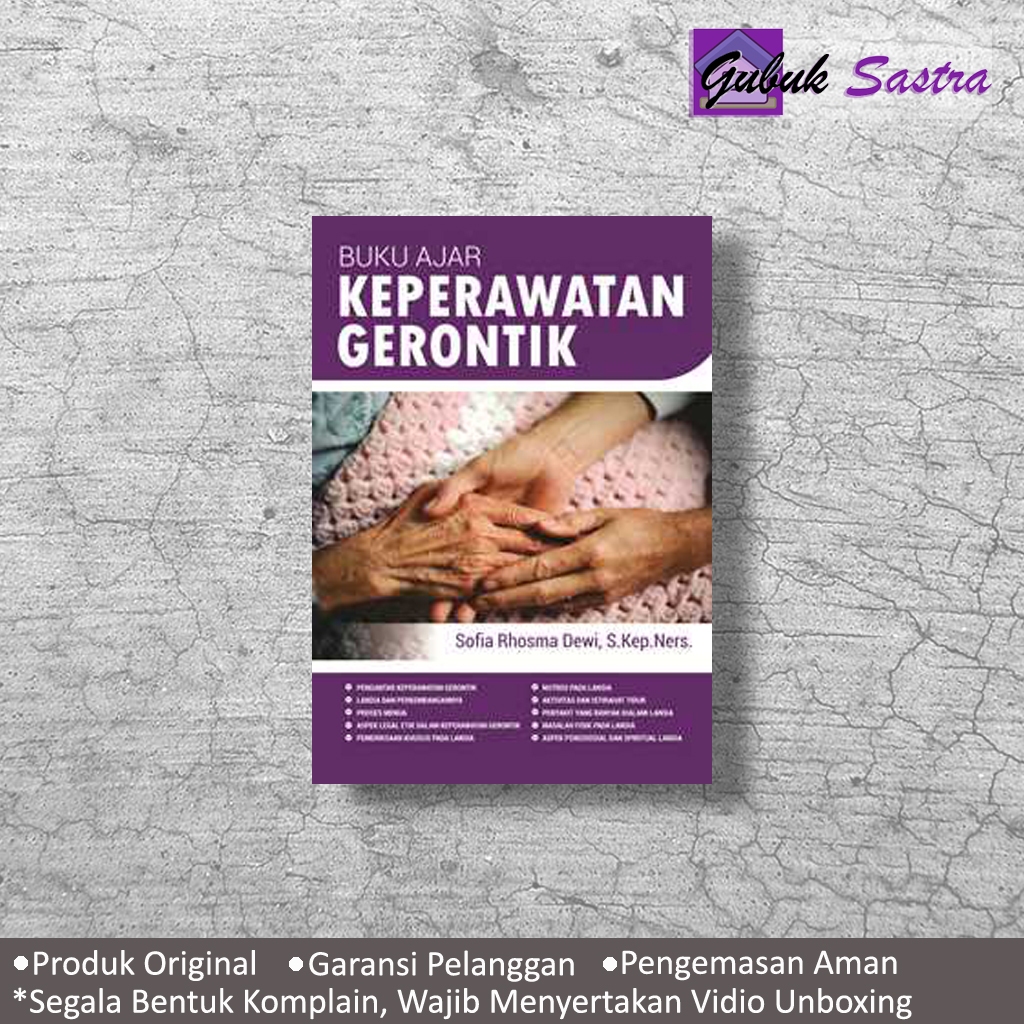 Jual Buku Ajar Keperawatan Gerontik - Sofia Rhosma Dewi | Shopee Indonesia