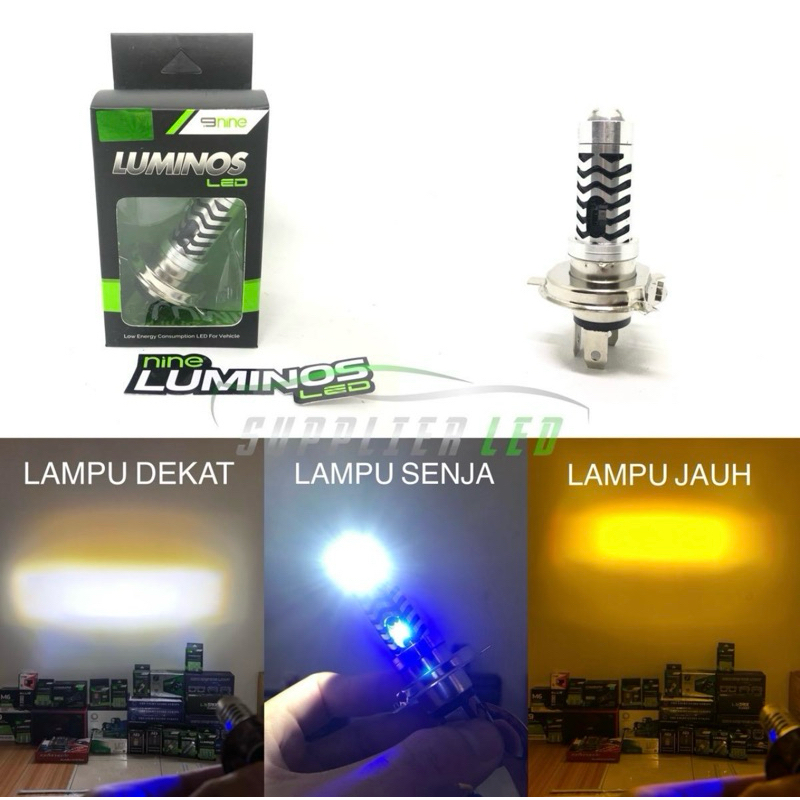Jual Lampu led h4 LS2 LUMINOS laser projector Nine Luminos Led Lampu Dekat Depan | Shopee Indonesia