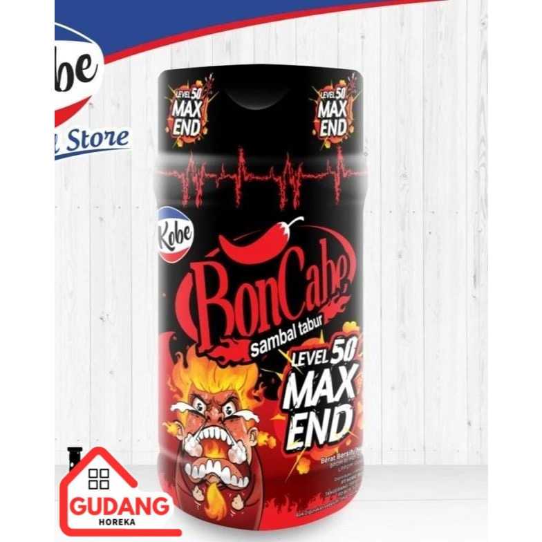 Jual BONCABE SAMBAL TABUR ORIGINAL BOTOL LEVEL 50 MAX END / BONCABE ...