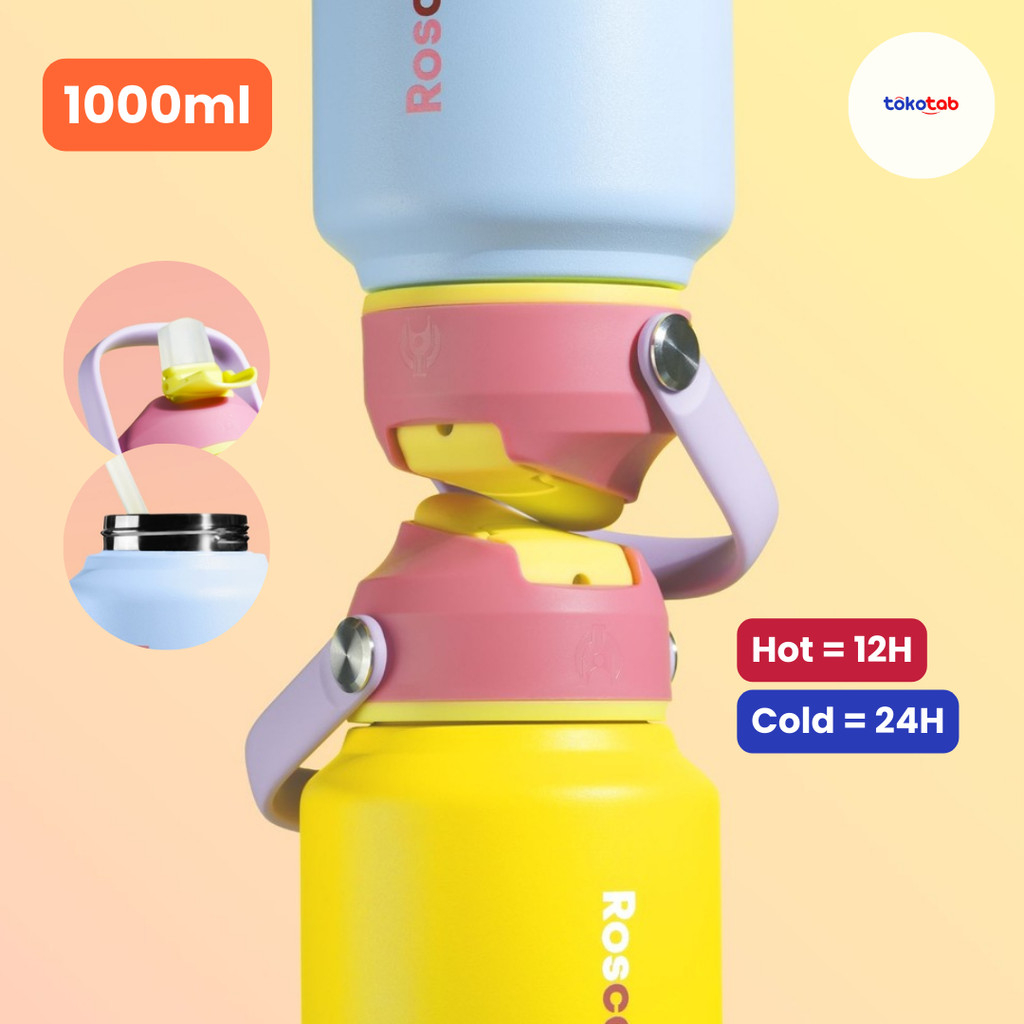 Jual Tokotab X Rosca HandyJug Tumbler 1000ML Botol Stainless 1 Liter ...