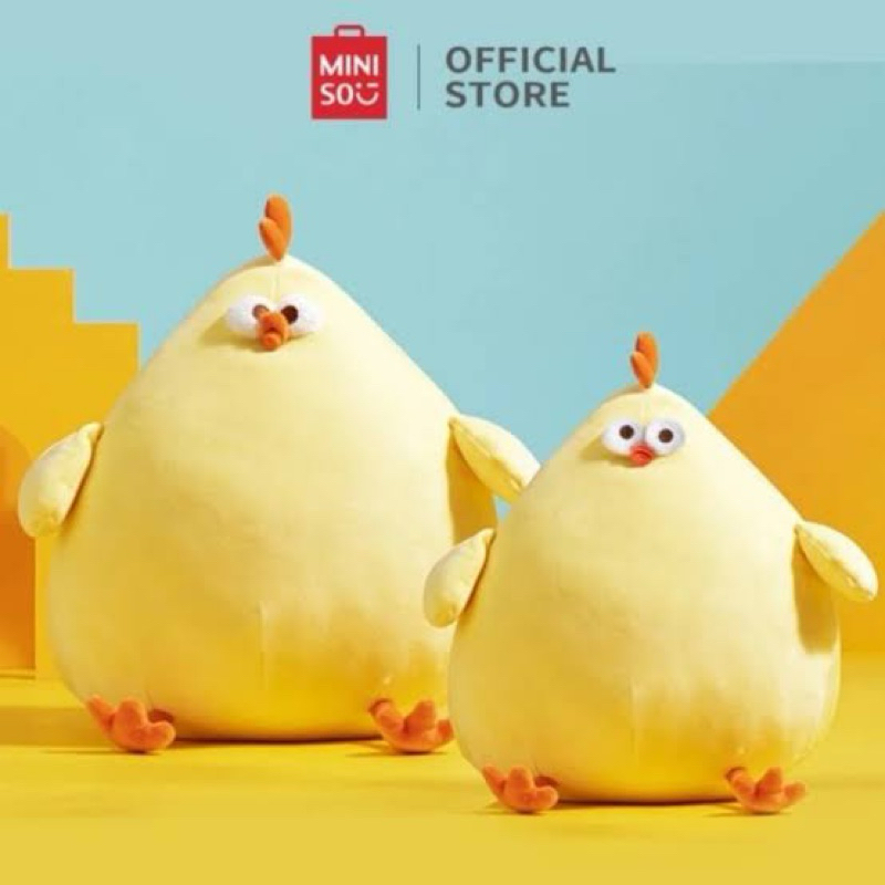 Jual Miniso Dundun Series Chubby Chicken Plush Toy/Miniso Boneka Dundun ...