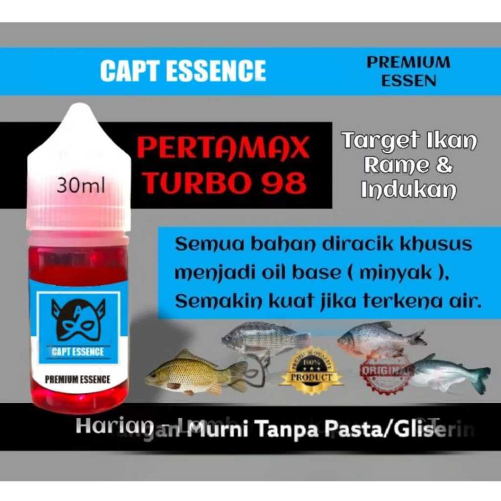 Jual CAPT (CAPTAIN) PREMIUM ESSEN IKAN PERTAMAX TURBO 98 TARGET IKAN ...