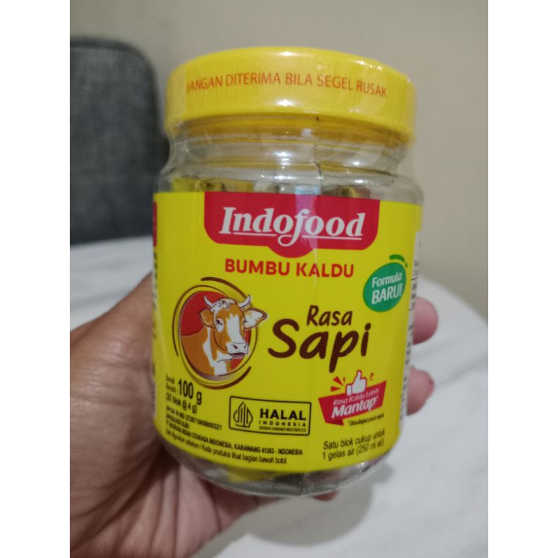 Jual Kaldu Blok Indofood Rasa Sapi Kemasan 100 Gram | Shopee Indonesia