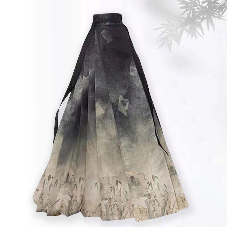 Jual Rok Wajah Kuda Gaya Nasional Tiongkok, Rok Hanfu Ditingkatkan Baru ...