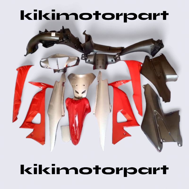 Jual full body halus kasar supra fit new merah silver | Shopee Indonesia