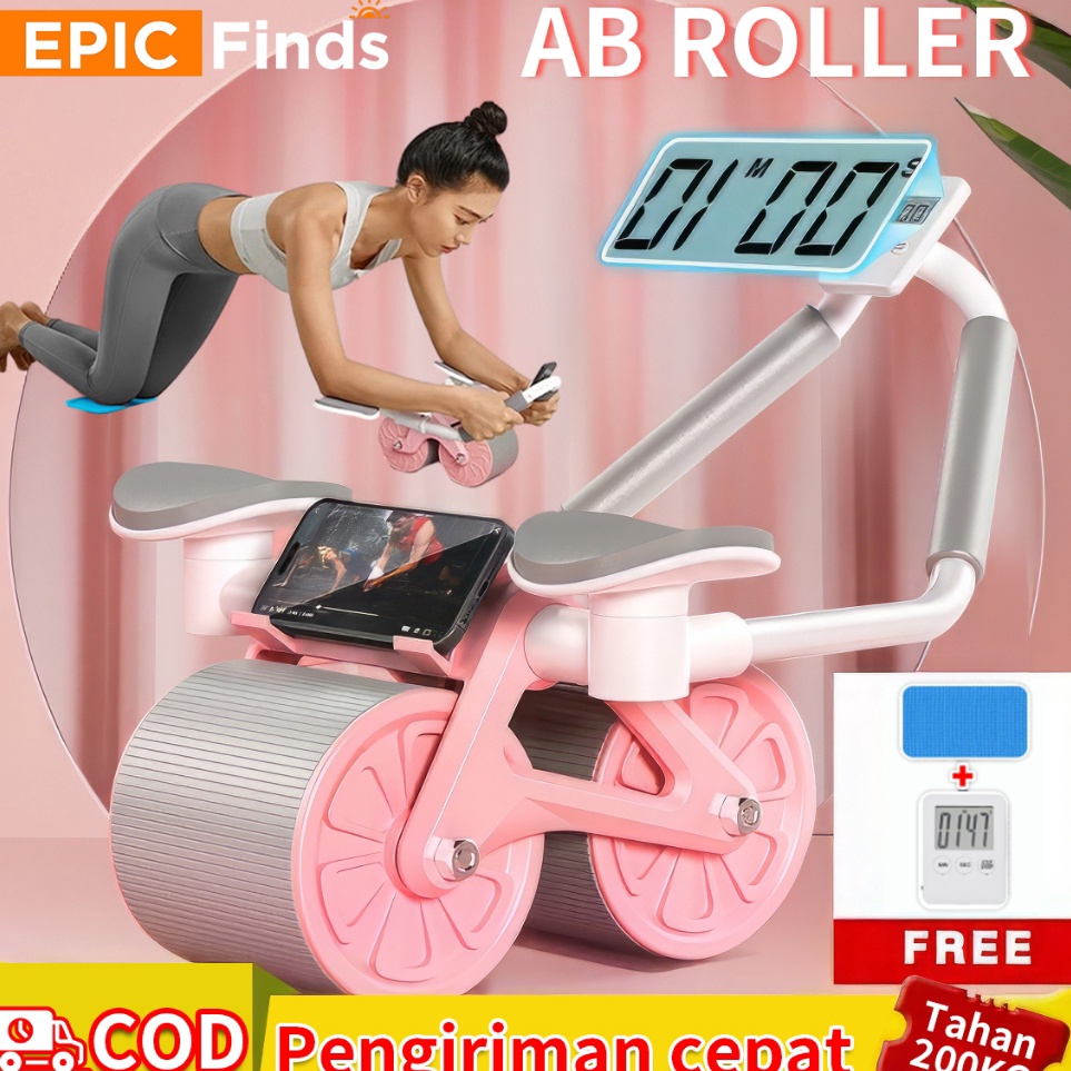 Jual Special Packing Epic Finds Ab Roller Wheel 2in1 Abdominal Core ...