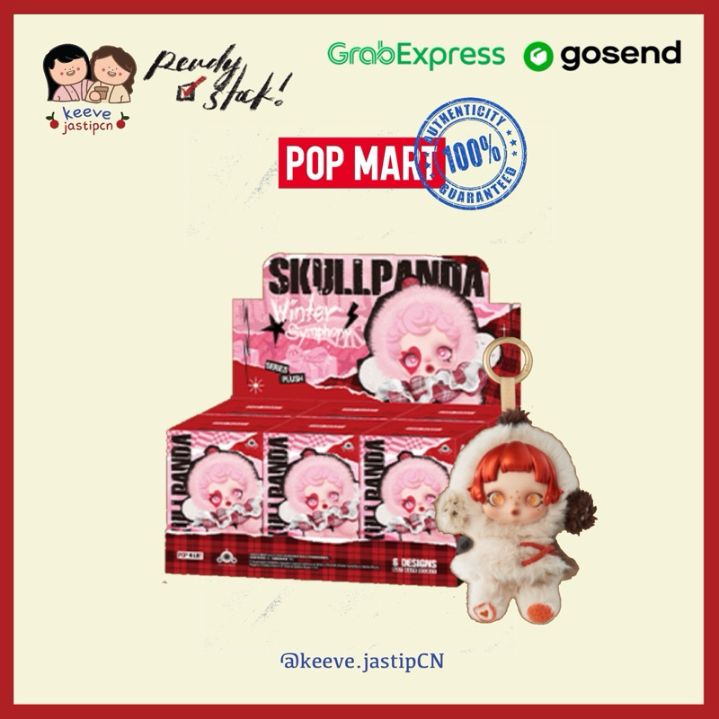 Jual Popmart Skullpanda Winter Symphony Vinyl Pendant Plush Blind Box ...