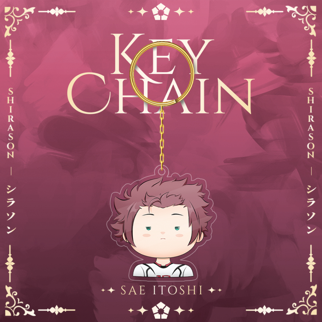 Jual Blue Lock - Sae Itoshi Key Chain | Gantungan Kunci (art by ...