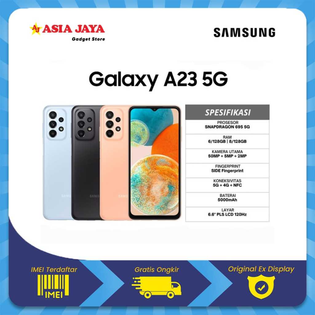 Jual [EX DISPLAY] SAMSUNG GALAXY A23 6/128GB 50MP AI Quad Camera ...