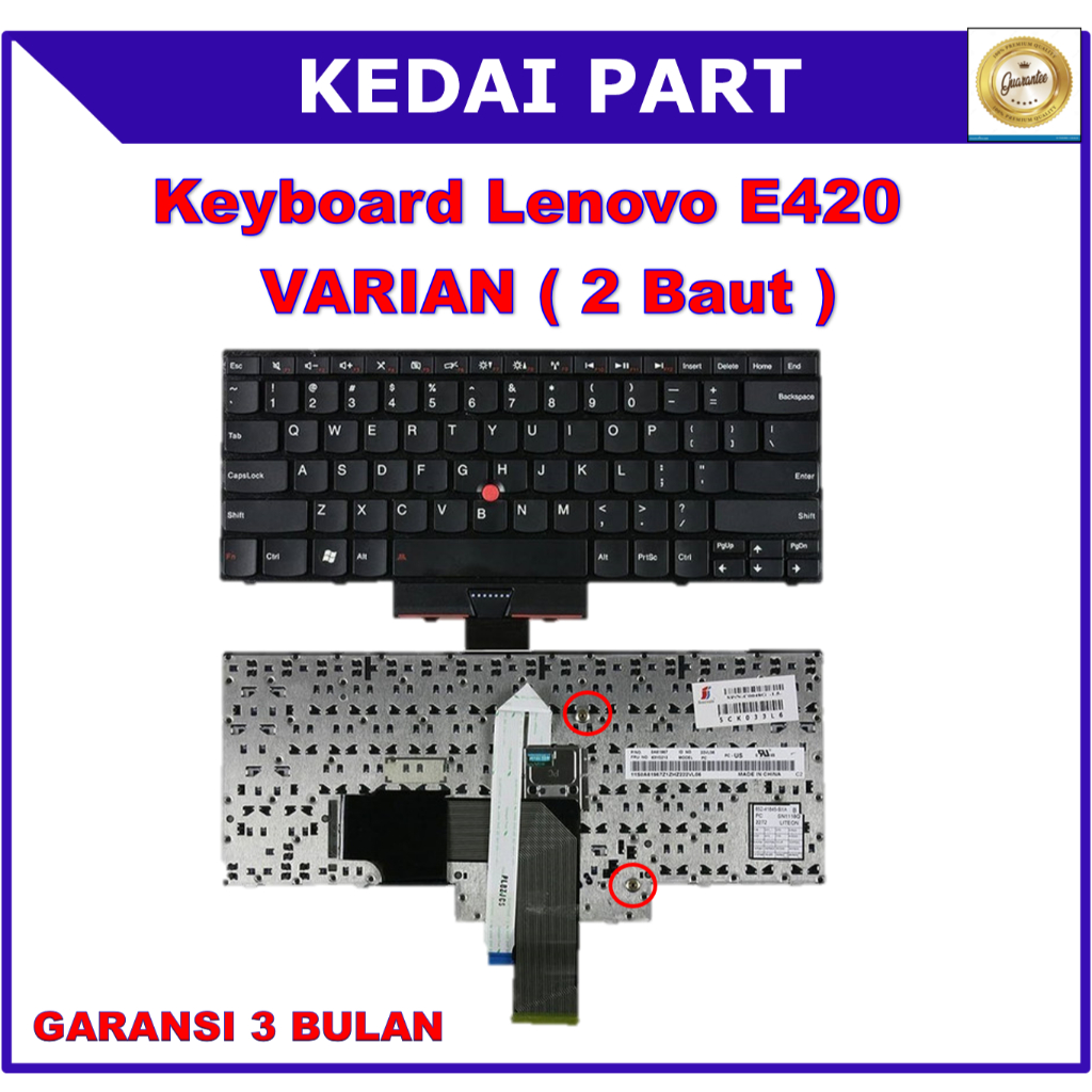Jual Keyboard Lenovo Thinkpad E420 E420S E425 E320 E325 S420 Pointer ...