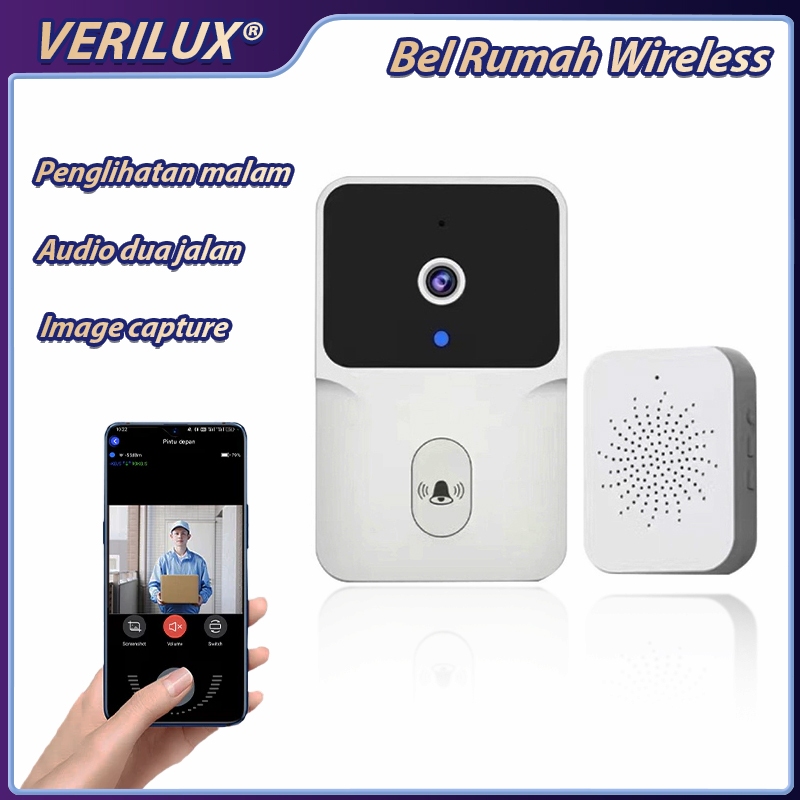 Jual Bel Rumah Wireless Waterproof Kamera WIFI Video Doorbell Smart ...