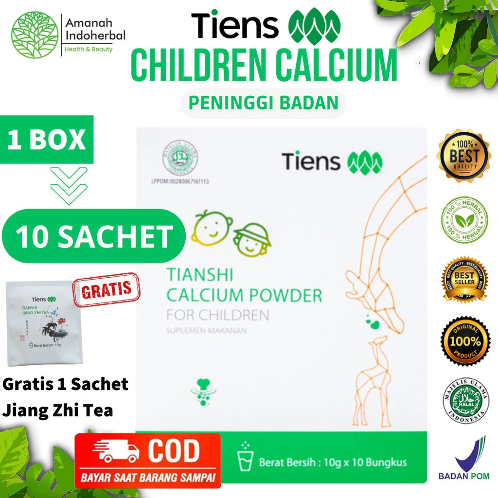 Jual Tianshi Calcium Powder for Children Susu Vitamin Anak dan ...