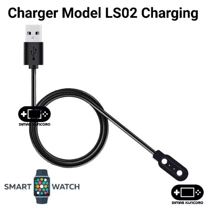 Jual Charger Model LS02 Charging bozlun b70 c21 pro c25 b73 b511 w2 kabel usb watch smartwatch ...