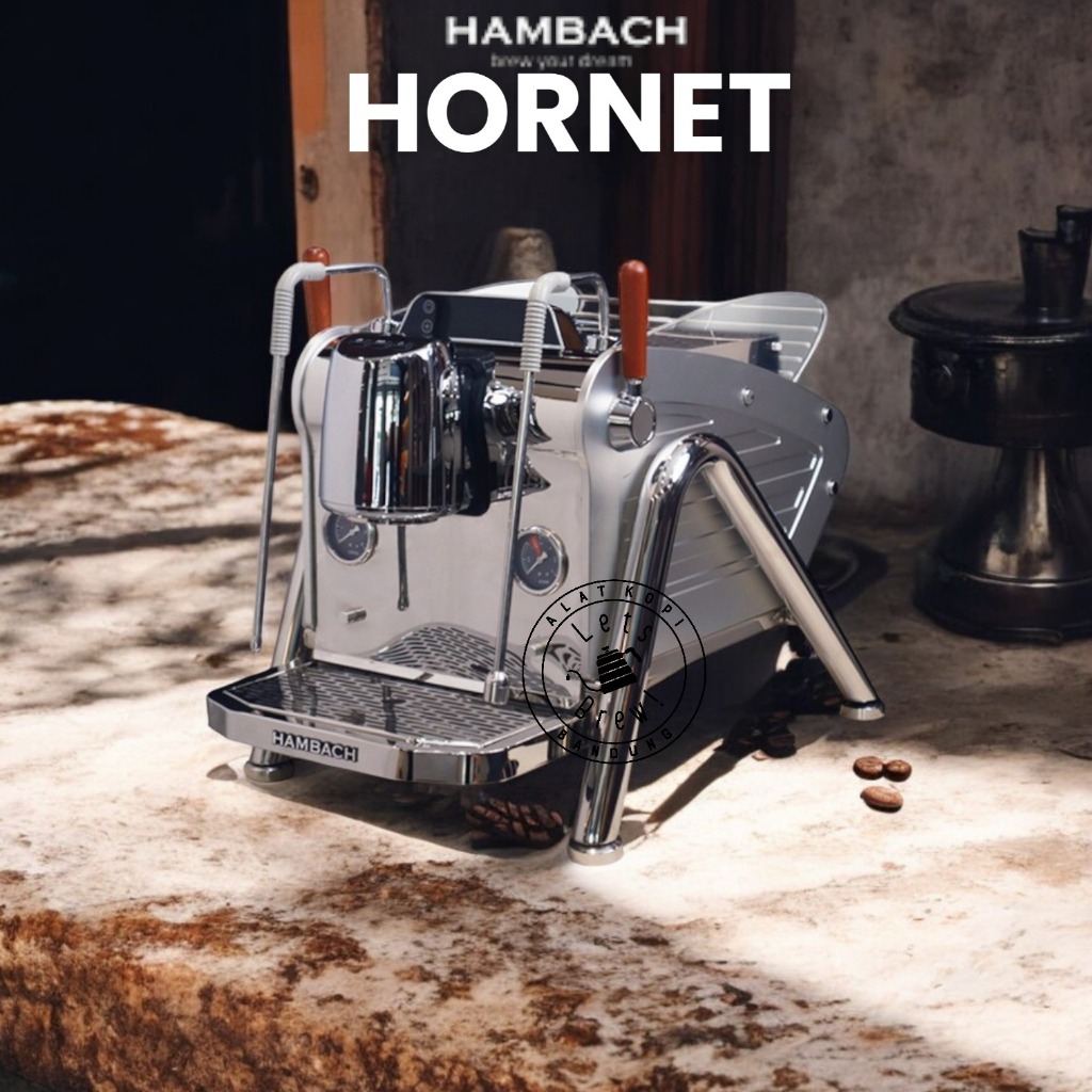 Jual Hambach Mesin Kopi Espresso HORNET Volumetric 1 Group PID Rotary ...