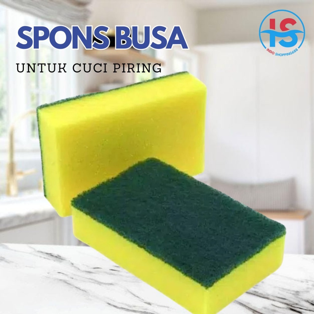 Jual IS - SPON BUSA CUCI PIRING GRESPON KUNING | Shopee Indonesia