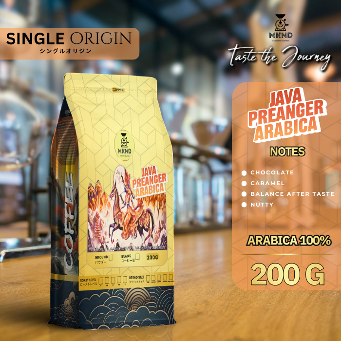 Jual KOPI ARABIKA JAVA PREANGER GRADE 1 SINGLE ORIGIN 200 GRAM | MKND ...