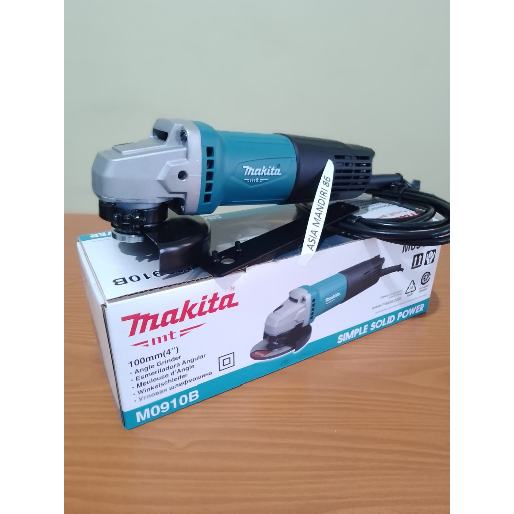 Jual MAKITA Mesin Gerinda M0900B Angle Grinder Tangan 4in Gurinda 4 ...