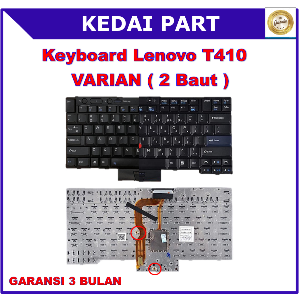 Jual Keyboard Lenovo Thinkpad T410 T400s T410i T410s T410si T420 T420si T420i T420s T510 T510i ...