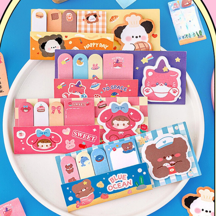 Jual Sticky Notes Isi 100 Lembar Cute Pet Mini Memo Penanda Catatan ...