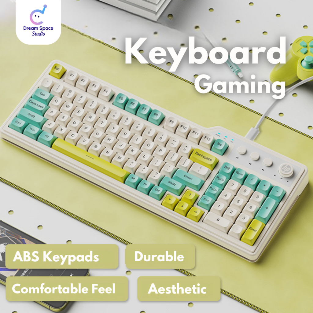 Jual Dreamspace Keyboard lucu komputer merk HP GK200/ Keyboard gaming ...