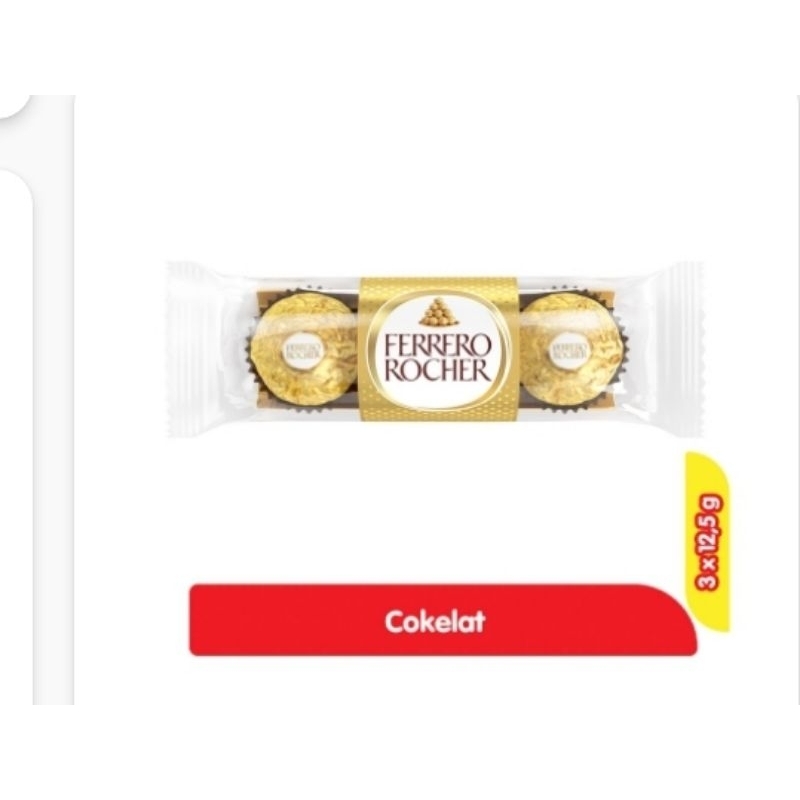 Jual Ferrero Rocher 37,5gram isi 3 | Shopee Indonesia