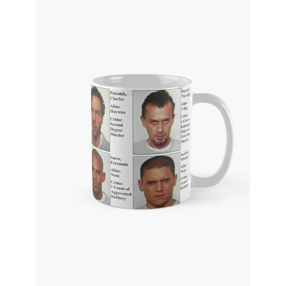 Jual Mug Gelas | Hadiah | Hampers | Prison Break FBI Wanted Poster ...