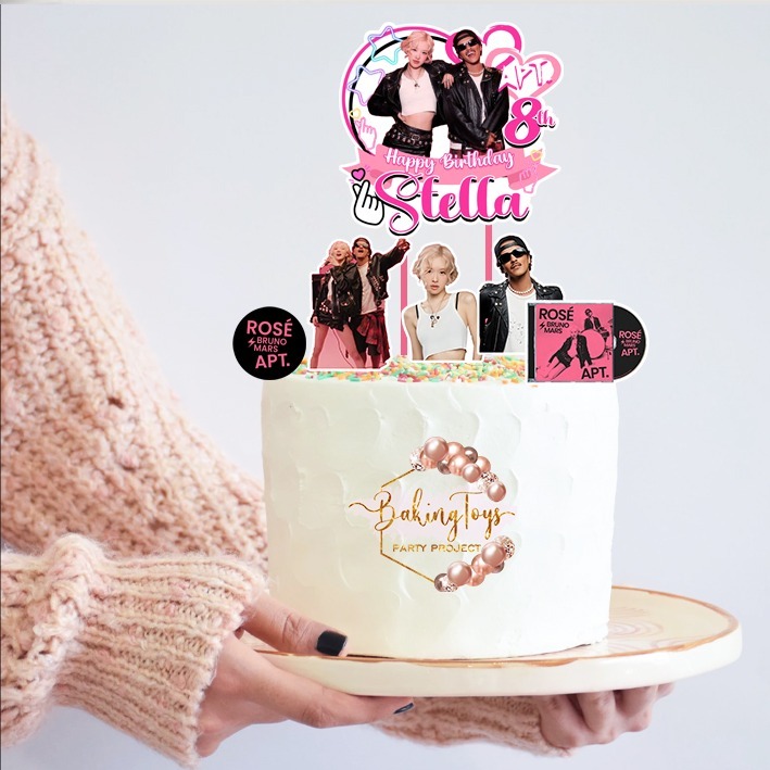Jual Rose Bruno Mars APT - Topper Cake Birthday / Hiasan Kue Ulang ...