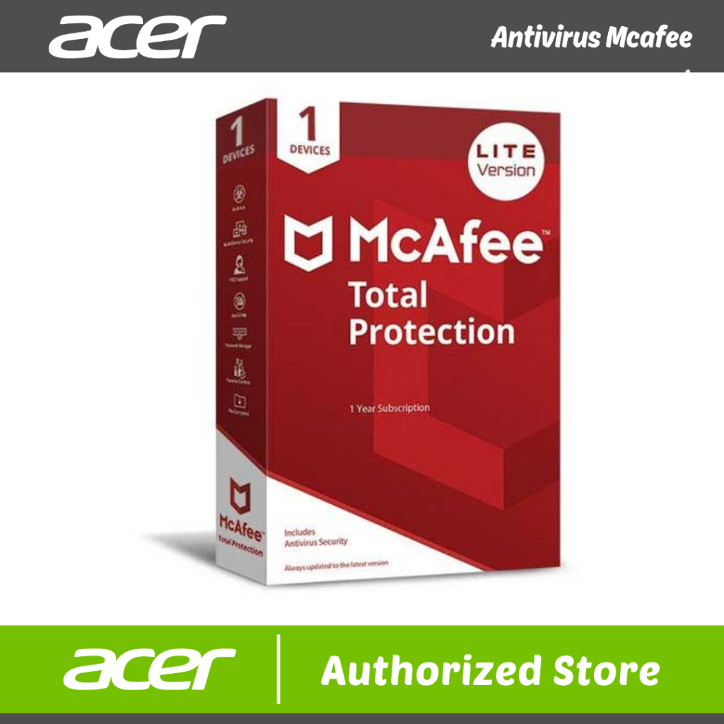Jual Antivirus Mcafee Total Protection 1 Device | Shopee Indonesia