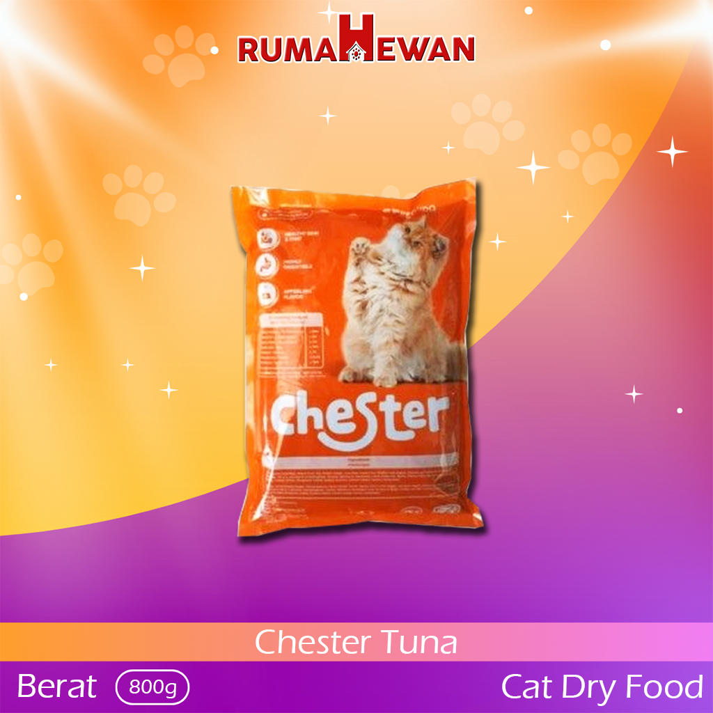 Jual CHESTER Cat Food 800g Tuna Flavour Makanan Kucing chester | Shopee ...