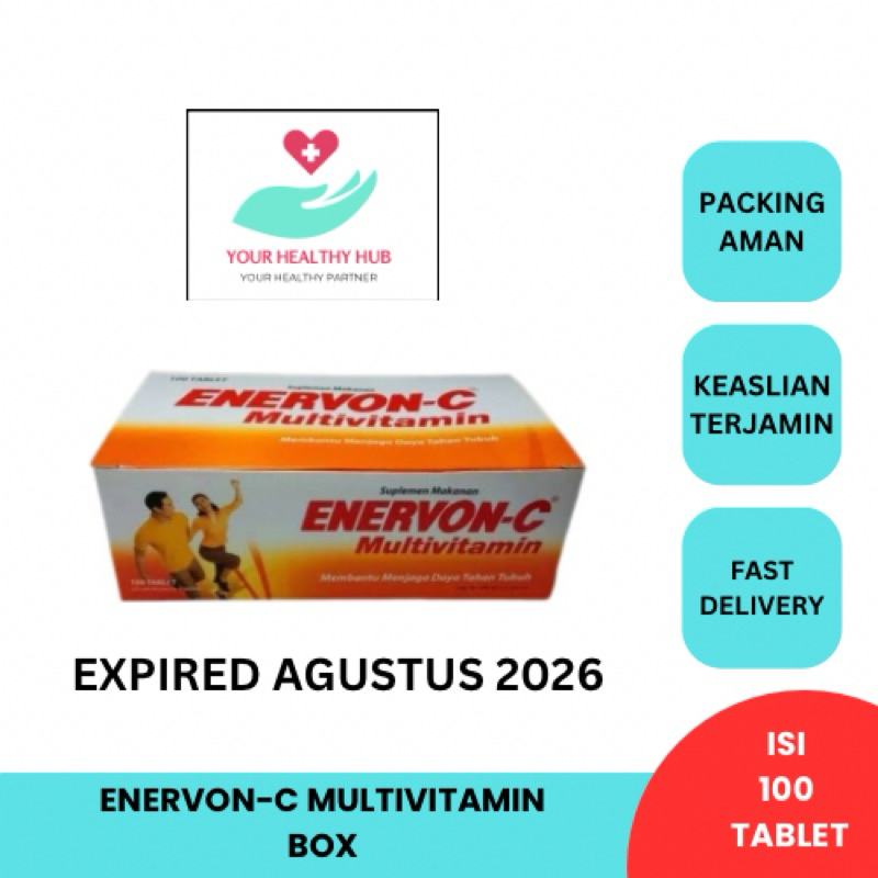 Jual ENERVON-C MULTIVITAMIN BOX | Shopee Indonesia