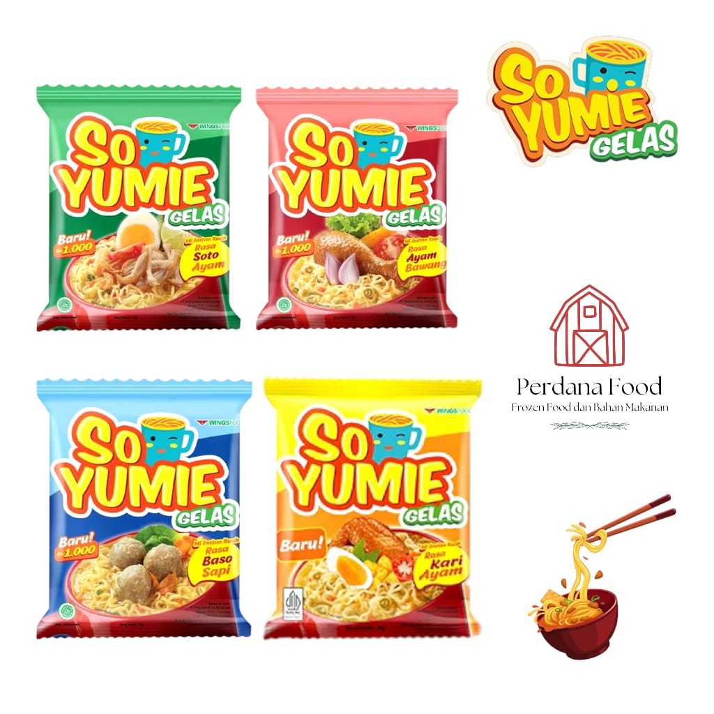 Jual mie So Yumie All Varian Rasa 1 pcs @30g/Rasa baso sapi/rasa kari ...