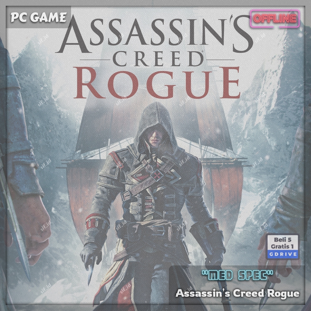 Jual Assassins Creed Rogue - AC Rogue - Assassin PC Game - Game PC Open ...