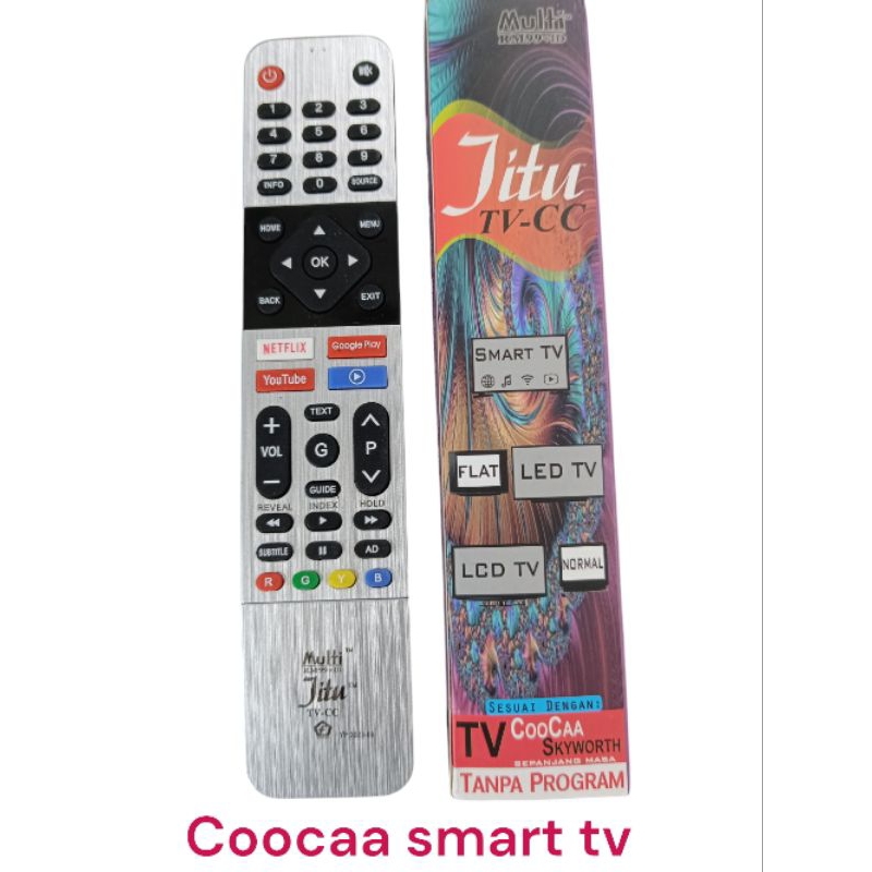 Jual Remote tv coocaa smart tv Led Jitu | Shopee Indonesia