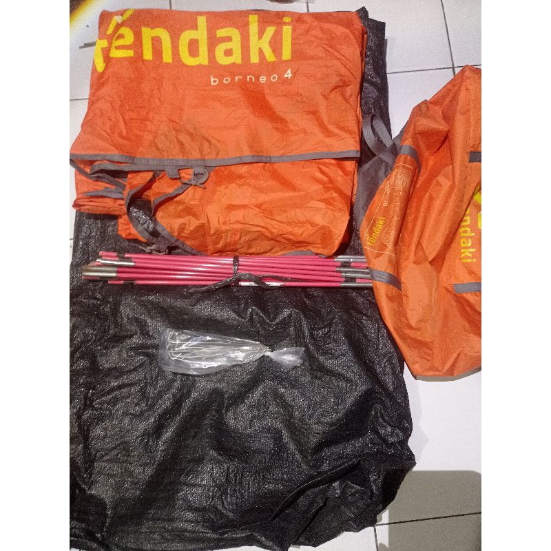 Jual Tenda Gunung Tendaki Borneo 4P Second | Shopee Indonesia