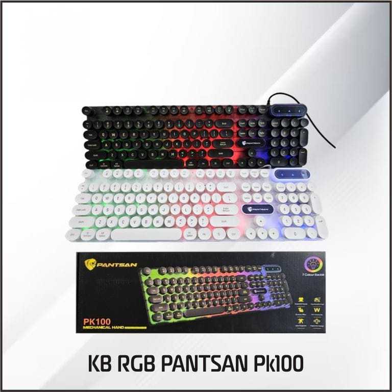 Jual Keyboard usb RGB pantsan PK100 | Shopee Indonesia