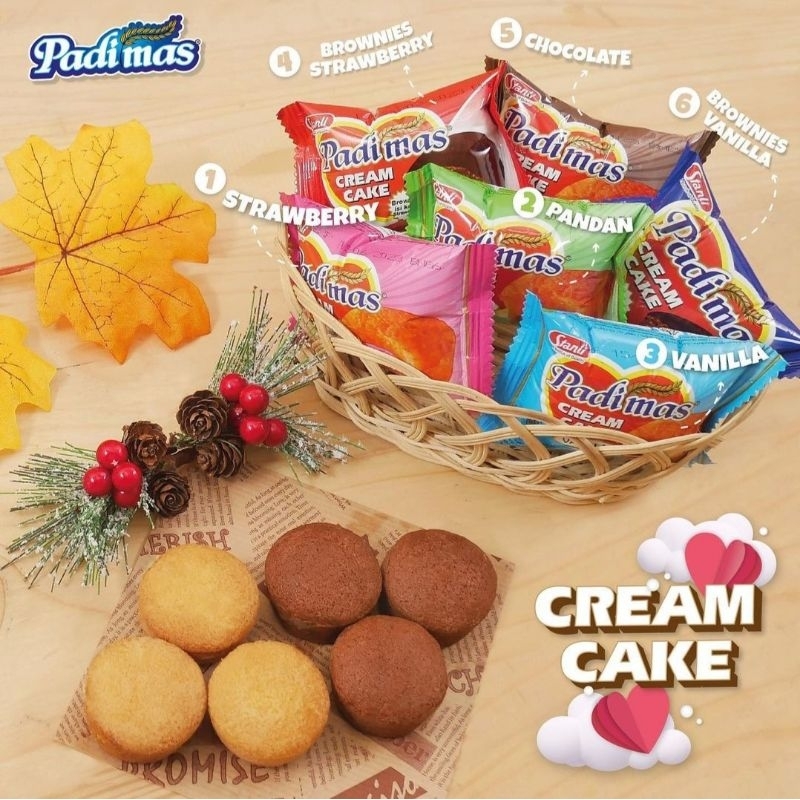 Jual padimas bolu cream cake 1 dus isi 100 pcs | Shopee Indonesia