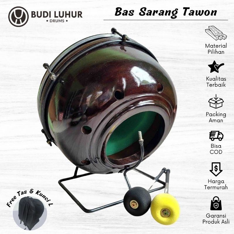 Jual Bas Sarang Tawon Bass Hadroh Habsy Jidor Banjari 12 in 14 inch 16 ...