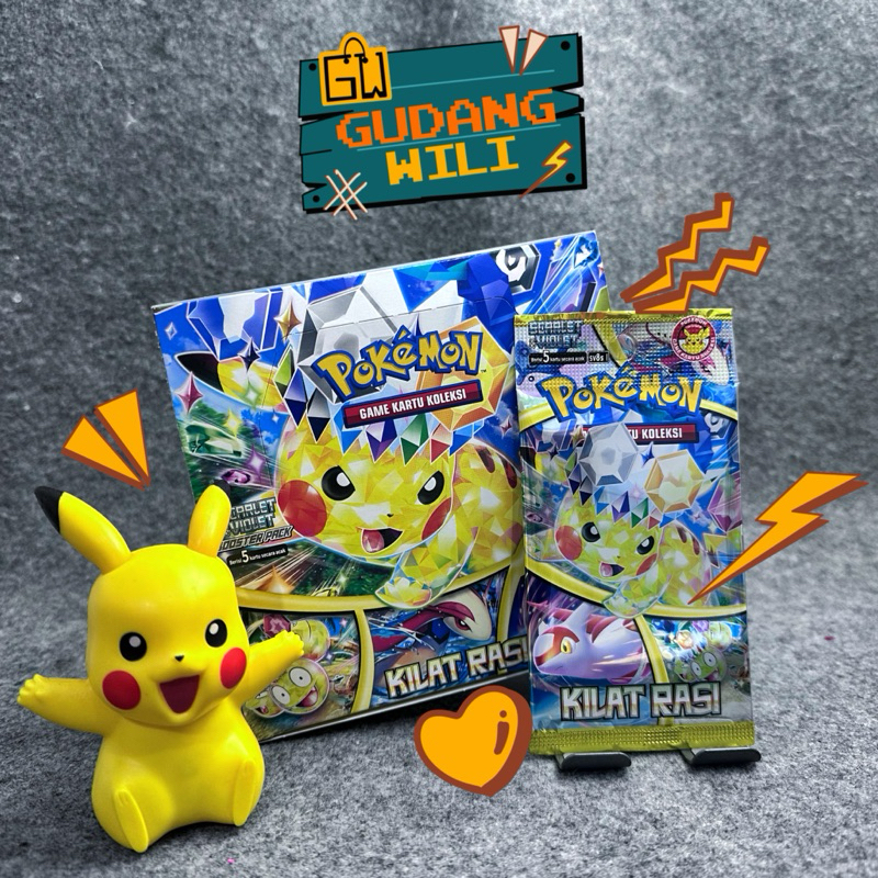 Jual Boosterpack kartu pokemon indonesia Kilat Rasi murah | Shopee Indonesia