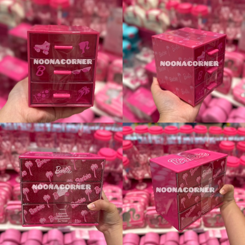 Jual Miniso ‼️ 3 Tier Drawer Organizer / Laci Storage 3 Sekat Barbie ...