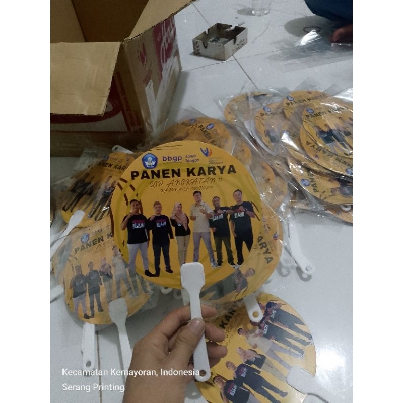 Jual KIPAS / HANDFAN CUSTOM , KIPAS SOUVENIR, KIPAS PROMOSI - BAHAN AC ...