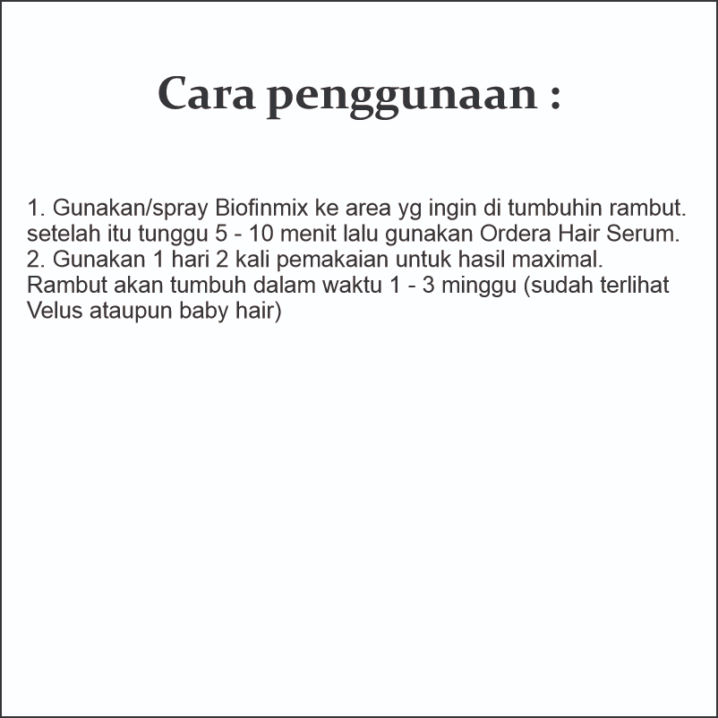 Jual BiofinMix Hair Growth Solution ( Penumbuh Rambut Botak Brewok ...